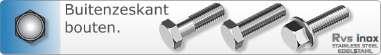 Rvs bouten en rvs schroeven in alle soorten en maten | RVS Paleis